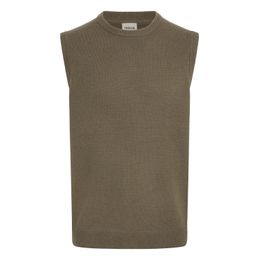 !Solid SOLID Herren Longpullunder "Pullunder SDRICK", gr&uuml;n, Gr. S, Obermaterial: 60% Lammfell LF. 40% Nylon NY., Pullover