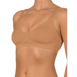 Nina von C. Damen Soft-BH "Soft BH Secret Soft & Shape", Gr. 75, beige, Obermaterial: 85% Polyamid PA. 15% Elasthan EL., BHs