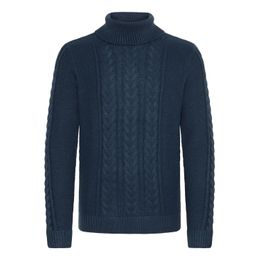 Blend Herren Rollkragenpullover "Rollkragenpullover BHBASIM", blau, Gr. XL, Obermaterial: 50% Baumwolle CO. 47% Polyacryl PAN. 3% Nylon NY., Pullover
