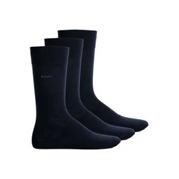 BOSS Herren Kurzsocken "Socken 3er Pack", Gr. 47, blau, Obermaterial: 75% Baumwolle CO. 23% Polyamid PA. 2% Elasthan EL., Socken
