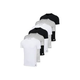 Herren T-Shirt "T-Shirt Crew Neck Shirt Active Core Cotton 6PK 6er Pack", bunt, Gr. S, adidas originals, Obermaterial: 100% Baumwolle CO., Shirts
