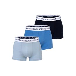 Gant Herren Boxershorts "Boxershort 3er Pack", Gr. M, bunt, Obermaterial: 57% Baumwolle CO(Bio). 38% Baumwolle CO. 5% Elasthan EL., Unterhosen