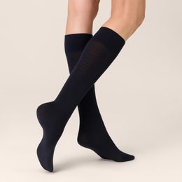 Kunert M&auml;dchen Kniestr&uuml;mpfe "Kniestrumpf Sensual Merino", Gr. 39, schwarz, Obermaterial: 49% Polyamid PA. 47% Schurwolle WV. 4% Elasthan EL., Socken