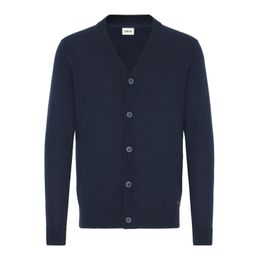 !Solid SOLID Herren Strickjacke "Strickjacke SDAkalma", blau, Gr. XL, Obermaterial: 70% Baumwolle CO recyc.. 30% Polyester Pol. recyc.., Strickjacken