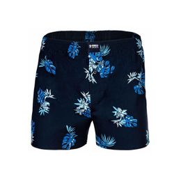 Happy Shorts Herren Webboxer "Web-Boxershorts 1er Pack", Gr. XL, bunt, Obermaterial: 100% Baumwolle CO., Unterhosen