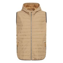 Blend Herren Steppweste "Steppweste BHEDMAR", beige, Gr. M, Obermaterial: 100% Polyester PES., Westen
