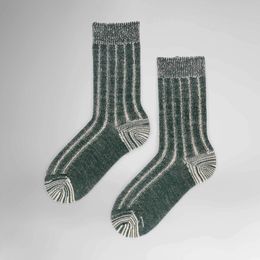 Hudson Damen Socken "Socke Paint", Gr. 39, schwarz, Obermaterial: 50% Wolle WO. 50% Polyacryl PAN., Socken