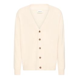 !Solid SOLID Herren Strickjacke "Strickjacke SDRick", beige, Gr. M, Obermaterial: 60% Wolle mw. 40% Nylon NY., Strickjacken