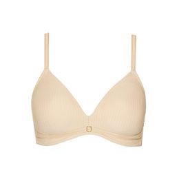 LISCA Damen Schalen-BH "Schalen BH ohne B&uuml;gel Laura", Gr. 80, beige, Stoff, Obermaterial: 75% Polyamid PA. 25% Elasthan EL., BHs