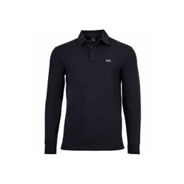 Armani Exchange Herren Poloshirt "Poloshirt POLO SHIRT", blau, Gr. L, Obermaterial: 97% Baumwolle CO. 3% Elasthan EL., Shirts