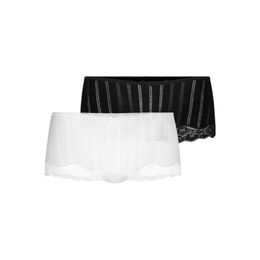 Calida Damen Slip "Slip Panty Etude Toujours Low Cut 2P 2er Pack", Gr. 36, bunt, Obermaterial: 95% Baumwolle CO. 5% Elasthan EL., Unterhosen