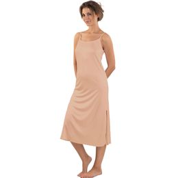 Nina von C. Damen Neglig&eacute; "Neglig&eacute; Elegance", Gr. 42, beige, Obermaterial: 81% Viskose CV. 19% Polyester PES., Kleider