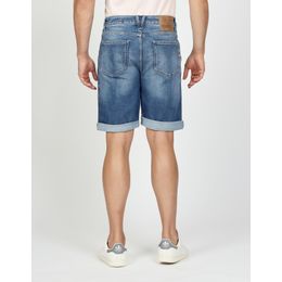 Gang Herren Jeansshorts "94MARCO"rodeouse, Gr. 32, Destroyed-Effekte, Denim/Jeans, Obermaterial: 90% Baumwolle, 8% Polyester, 2% Elasthan, Jeans, mit