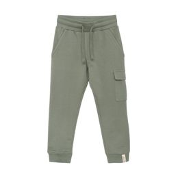 EN FANT Jungen Jogginghose "Jogginghose ENSweatpants", gr&uuml;n, Gr. 134, Obermaterial: 95% Baumwolle CO. 5% Elasthan EL., Hosen