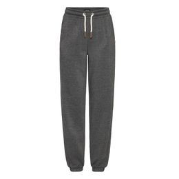 oxmo Damen Sweathose "Sweathose OXMille", grau, Gr. M, Obermaterial: 55% Polyester PES. 45% Baumwolle CO., Hosen
