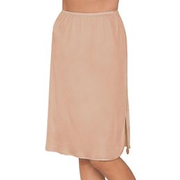 Nina von C. Damen Unterrock "Halbrock L&auml;nge 60 cm Elegance", Gr. 38, beige, Obermaterial: 81% Viskose CV. 19% Polyester PES., R&ouml;cke