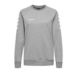 Hummel Sweatshirt Damen Gr&ouml;&szlig;e XS graumeliert / wei&szlig;