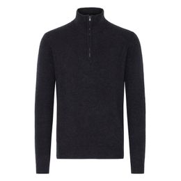 INDICODE Herren Troyer "Troyer IDBercell", schwarz, Gr. S, Obermaterial: 58% Polyacryl PAN. 32% Polyester PES. 7% Wolle mw. 3% Elasthan EL., Pullover