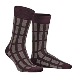 Hudson Damen Socken "Socke Pin", Gr. 39, braun, Obermaterial: 75% Baumwolle CO. 23% Polyamid PA. 2% Elasthan EL., Socken