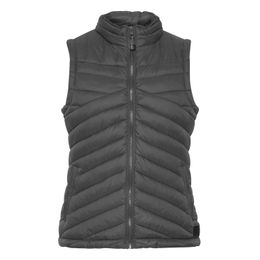 oxmo Damen Steppweste "Weste OXTelppa", grau, Gr. M, Obermaterial: 100% Nylon NY., Westen