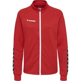 Hummel Trainingsjacke 'Authentic' Damen Gr&ouml;&szlig;e S grau / rot / schwarz / wei&szlig;