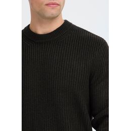 Blend Herren Strickfleece-Pullover "Strickpullover BHRibi", schwarz, Gr. M, Obermaterial: 100% Polyacryl PAN., Pullover