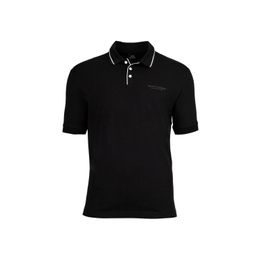 Armani Exchange Herren Poloshirt "Poloshirt POLO SHIRT 1er Pack", schwarz, Gr. M, Obermaterial: 95% Baumwolle CO. 5% Elasthan EL., Shirts