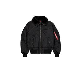 Herren Bomberjacke "B-15 III TT Two Tone", schwarz, Gr. M, Alpha Industries, Obermaterial: 100% Nylon, Futter: 100% Polyester, &Auml;rmelfutter: 100%