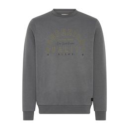 Blend Herren Longpullover "Sweater BHSunox", grau, Gr. XL, Obermaterial: 80% Polyester PES. 20% Baumwolle CO., Pullover