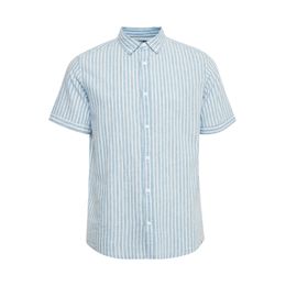 INDICODE Herren Kurzarmshirt "Kurzarmhemd IDHank", rosa, Gr. XL, Obermaterial: 55% Leinen LI. 45% Baumwolle CO., Hemden