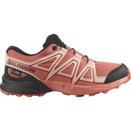 Salomon Kinder Wanderschuh "SPEEDCROSS WP J", Gr. 37emberglow, tender peach, fusion coral, Synthetik, Textil, Schuhe, wasserdicht
