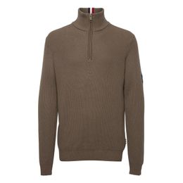 FQ1924 Herren Strickfleece-Pullover "Strickpullover FQKyle", braun, Gr. L, Obermaterial: 95% Baumwolle CO. 5% Polyamid PA., Pullover