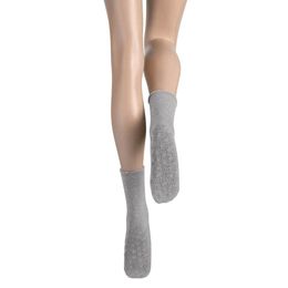 Hudson Damen Socken "Socke Homepads", Gr. 35, grau, Obermaterial: 65% Polyacryl PAN. 28% Wolle WO. 5% Polyamid PA. 2% Elasthan EL., Socken