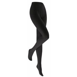 Hudson Damen Strickstrumpfhose "Strumpfhose Relax Montana Comfort Size", Gr. 43, grau, Obermaterial: 90% Baumwolle CO. 8% Polyamid PA. 2% Elasthan