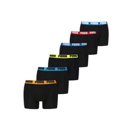 Puma Herren Boxershorts "Boxershort Puma BASIC BOXER 6P ECOM 6er Pack", Gr. M, bunt, Obermaterial: 95% Baumwolle CO. 5% Elasthan EL., Unterhosen