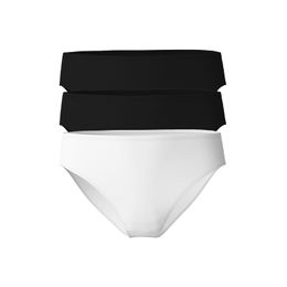 Calida Damen Slip "Slip Essential Cotton Regular Cut 3er Pack", Gr. 40, bunt, Obermaterial: 95% Baumwolle CO. 5% Elasthan EL., Unterhosen