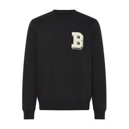 Blend Herren Longpullover "Sweater BHBade", schwarz, Gr. L, Obermaterial: 60% Baumwolle CO. 40% Polyester PES., Pullover