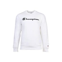 Champion Herren Sweatshirt "Sweatshirt Crewnneck Sweatshirt Soft Compact Basic", wei&szlig;, Gr. M, Obermaterial: 55% Baumwolle CO. 45% Polyester PES.,