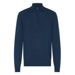 Blend Herren Troyer "Troyer BHWebex", blau, Gr. XL, Obermaterial: 78% Viskose CV. 22% Polyester PES., Pullover