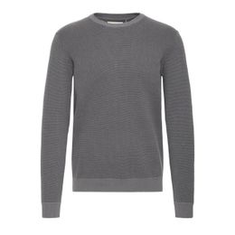 Blend Herren Strickfleece-Pullover "Strickpullover BHBAAL", grau, Gr. M, Obermaterial: 70% Baumwolle CO. 30% Nylon NY., Pullover