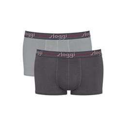 Sloggi Herren Boxershorts "Boxershort Start Hipster C2P box 2er Pack", Gr. L, bunt, Obermaterial: 96% Baumwolle CO. 4% Elasthan EL., Unterhosen