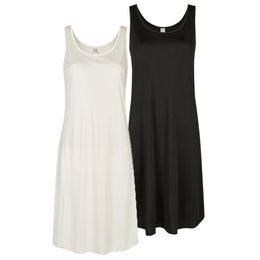 Nina von C. Damen Unterkleid "2er Pack Unterkleid L&auml;nge 90 cm Elegance", Gr. 44, bunt, Obermaterial: 81% Viskose CV. 19% Polyester PES., Kleider