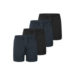 Schiesser Herren Boxershorts "Boxershort 4er Pack", Gr. XL, bunt, Obermaterial: 100% Baumwolle CO., Unterhosen