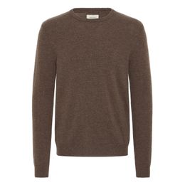 Blend Herren Strickfleece-Pullover "Strickpullover BHBranko", braun, Gr. S, Obermaterial: 60% Wolle mw. 40% Nylon NY., Pullover