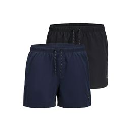Jack & Jones JACK & JONES Herren Badeshorts "Badeshorts SWIM SHORTS 2er Pack", bunt, Gr. XL, Obermaterial: 100% Polyester PES., Badehosen