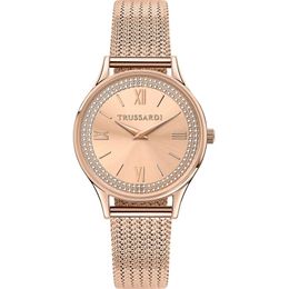 Trussardi Analog Watch female Pink size One Size