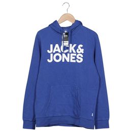 Jack & Jones JACK & JONES Kapuzenpullover Herren Gr&ouml;&szlig;e L Second Hand blau