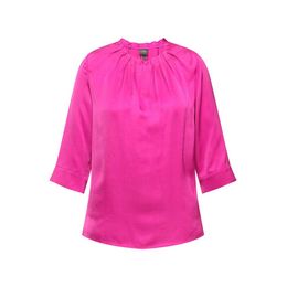 Ulla Popken Bluse Damen Gr&ouml;&szlig;e M/L magenta