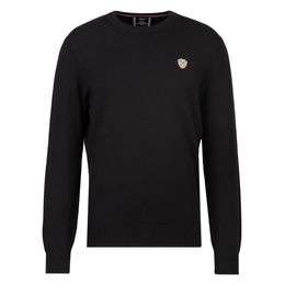19V69 Italia Pullover 'Tino' Herren Gr&ouml;&szlig;e L schwarz / wei&szlig;