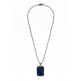 Eternal Kette 'Blaue Lapis' Herren Gr&ouml;&szlig;e 60 cm silber